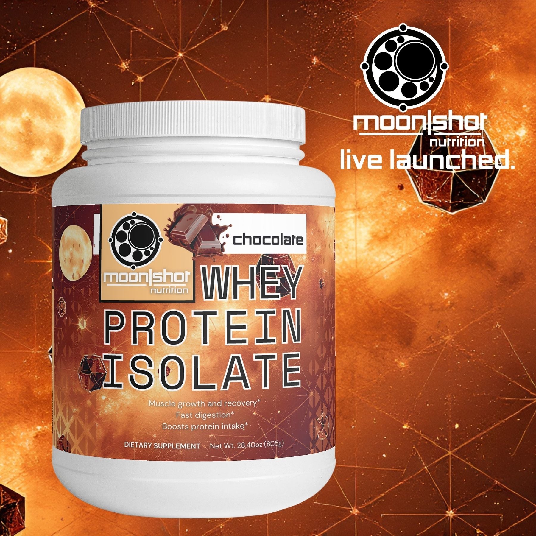 Moon|Shot Nutrition Advanced 100% Whey Protein Isolate (Chocolate ...